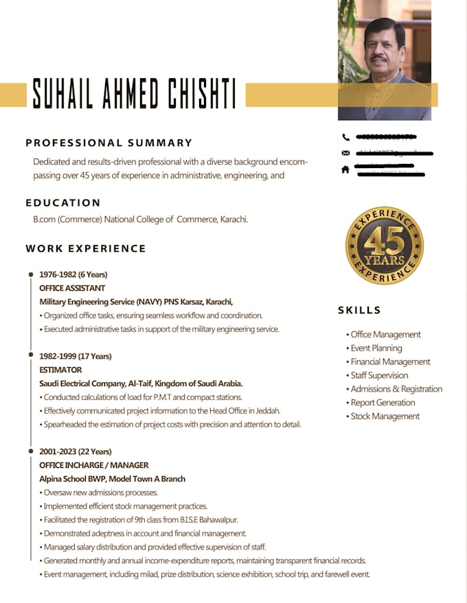 Create job winning resume and curriculum vitae by Marium_designx | Fiverr