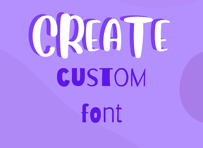 Create font design and typography and logo uniquely by Abdelhakimboura ...