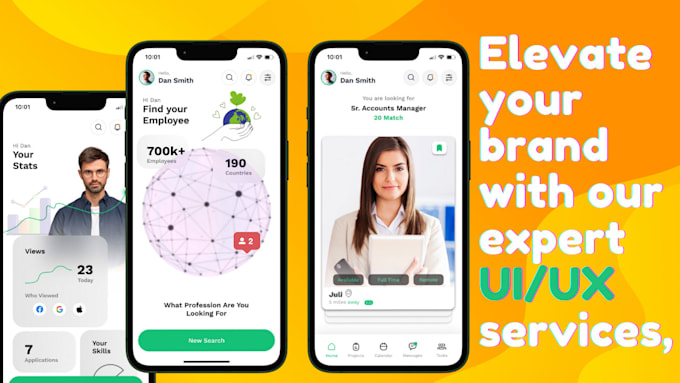 Do mobile app ui ux design or website ui ux design by Jisdulanjana | Fiverr