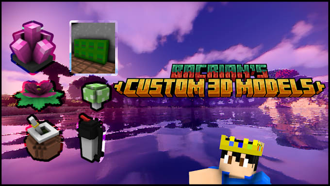 Make a custom model for minecraft by Imbacrian | Fiverr