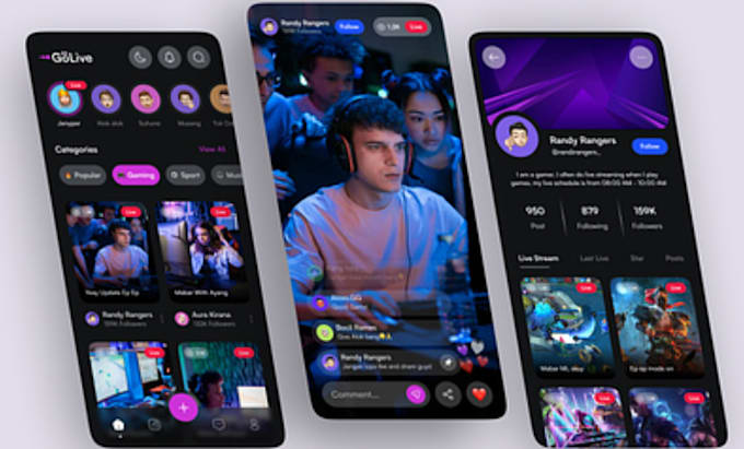 Develop live streaming app, video streaming app, live streaming website ... Develop live streaming app, video streaming app, live streaming website ...