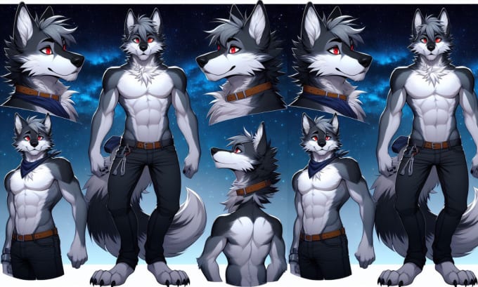 Draw custom furry sheet, character reference sheet, furry art fursona ... Draw custom furry sheet, character reference sheet, furry art fursona ...