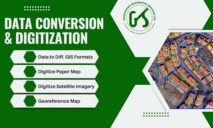 Georeference, digitize map and convert data by Gis_ltd | Fiverr
