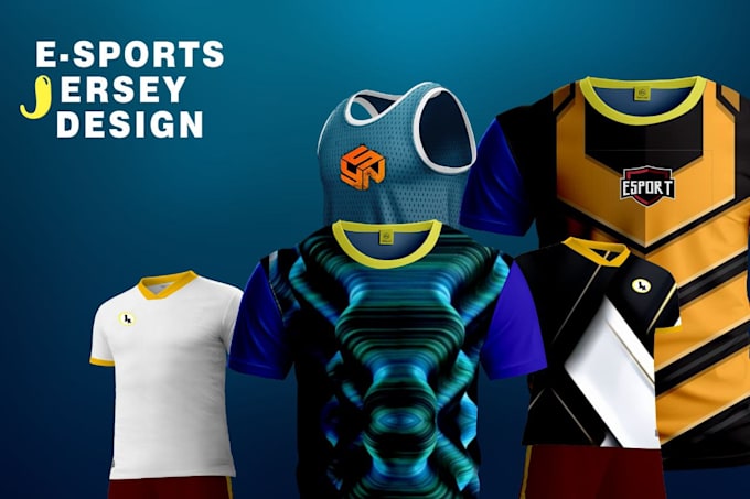 Design custom sublimation esports and sports jersey designs by ...