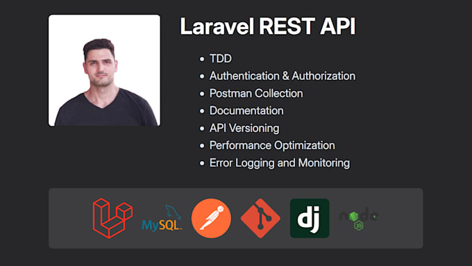 Build A Secure Laravel Rest Api With Versioning Tdd Tokens By Ryanvb449 Fiverr