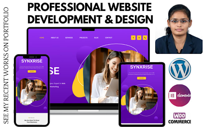 Custom wordpress website development by Aruna_28 | Fiverr