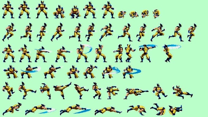 2d game character design, sprite sheet, pixel art animation, game asset by Kay_2dart | Fiverr