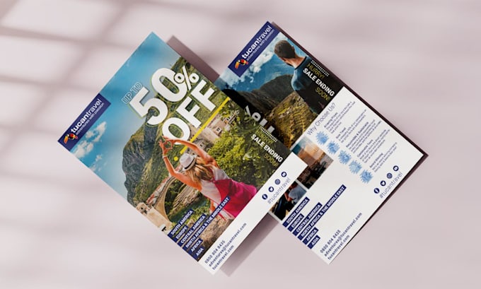 Design a flyer or leaflet, product sell sheet, or magazine advert by ...