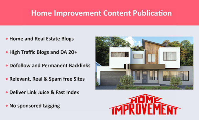 Publish your article on high quality home improvement blogs by ...