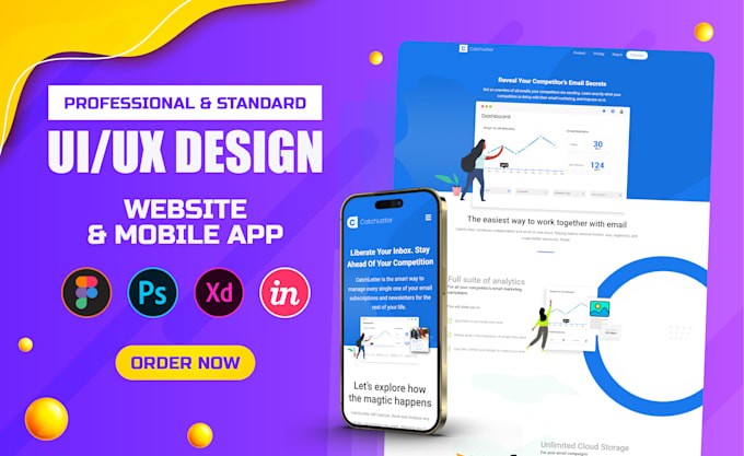 Do figma website design and website ui ux mockup by Bappygazi | Fiverr