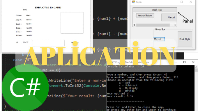 Create csharp console application by Johnnewlan | Fiverr Create csharp console application by Johnnewlan | Fiverr