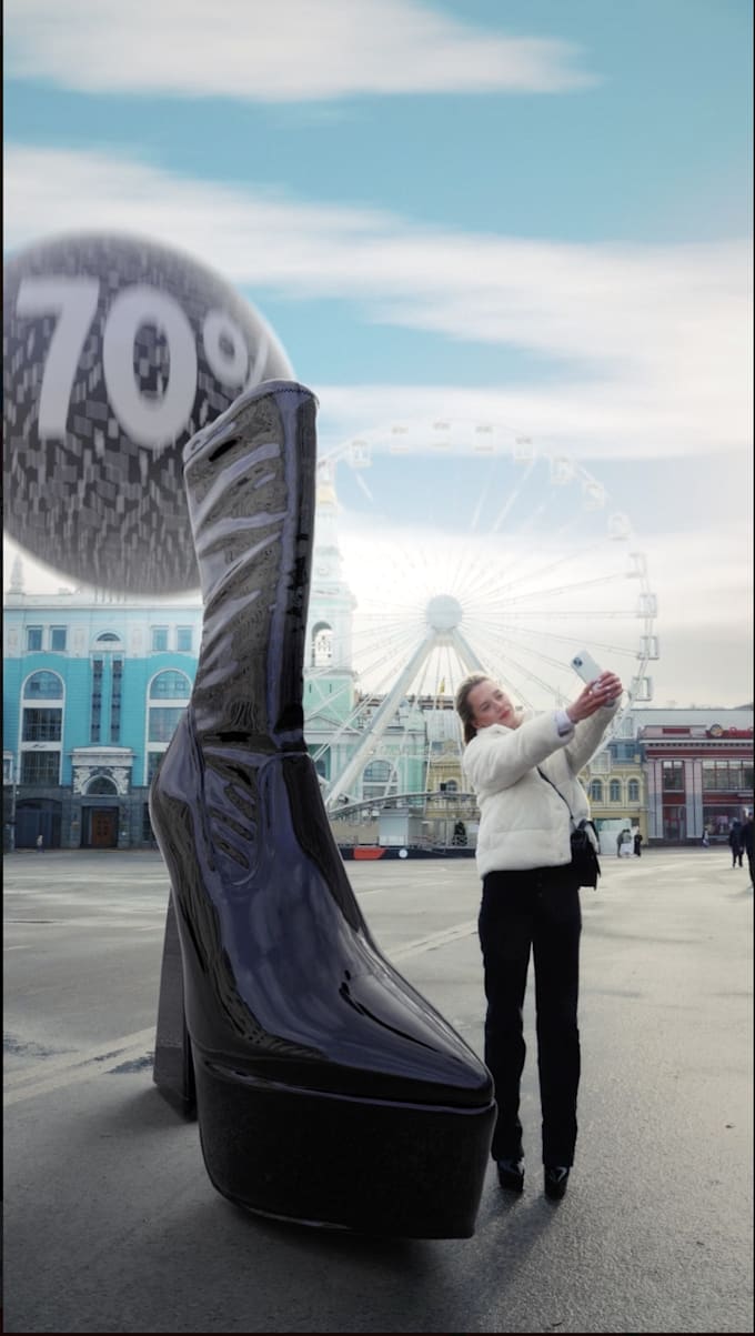 Create 3d ads for your large sized product on the street by Michael ...