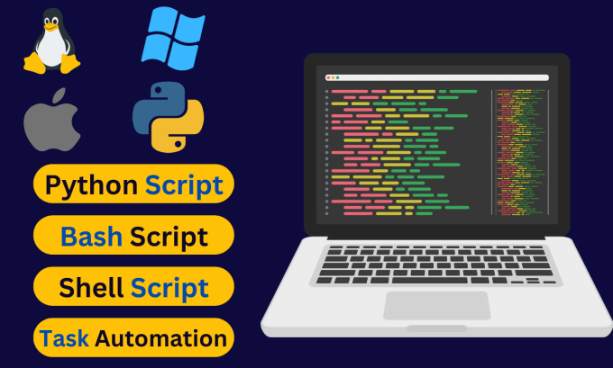 Write bash, shell and python automation script by Ar_awais | Fiverr Write bash, shell and python automation script by Ar_awais | Fiverr
