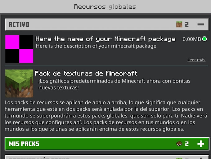 Creation of packs and plugins for minecraft by Thequesing | Fiverr