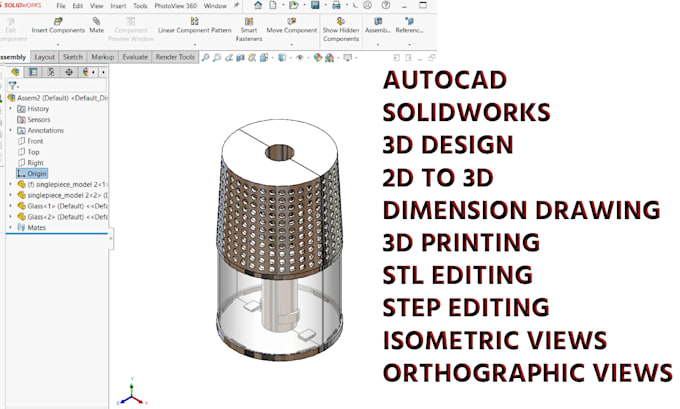 Do 2d and 3d autocad drawings as quick as i can by Cad_doctor247 | Fiverr