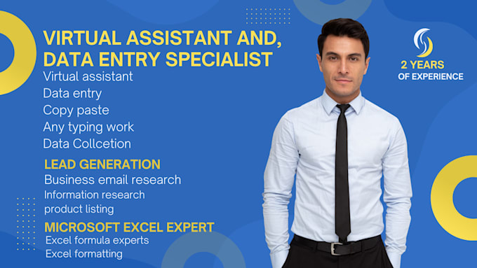 Be your virtual assistant and, data entry operator by Mrnayem3 | Fiverr