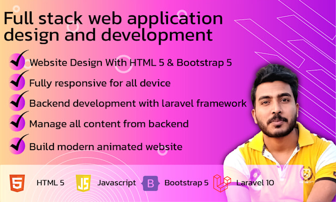 Do full stack web application design and development by Milon4291 | Fiverr