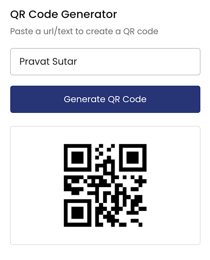 Give you a complete web setup for generating qr codes by Rahul4ever ...