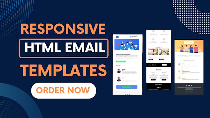 Create a custom mailchimp email template design by Shiza_asif7 | Fiverr