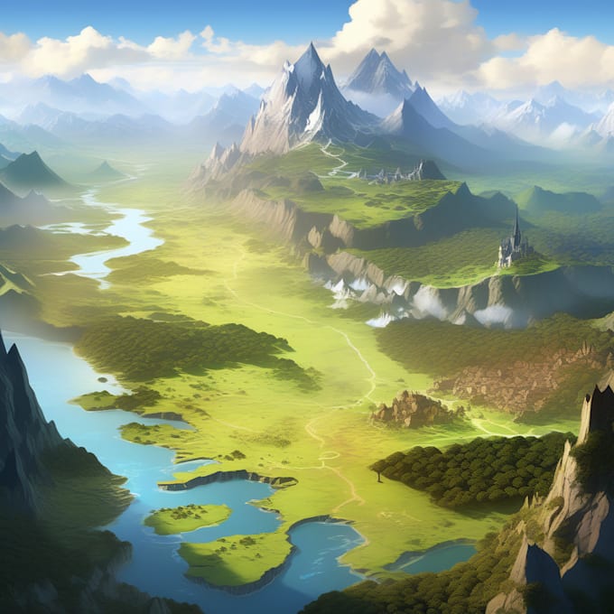 Draw the inkarnate fantasy map you wish by Mosoth76 | Fiverr