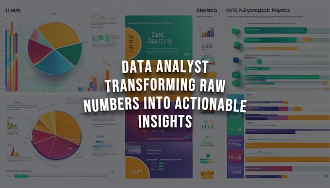 Be your data analyst, data visualization, excel tableau by Tayebhj | Fiverr