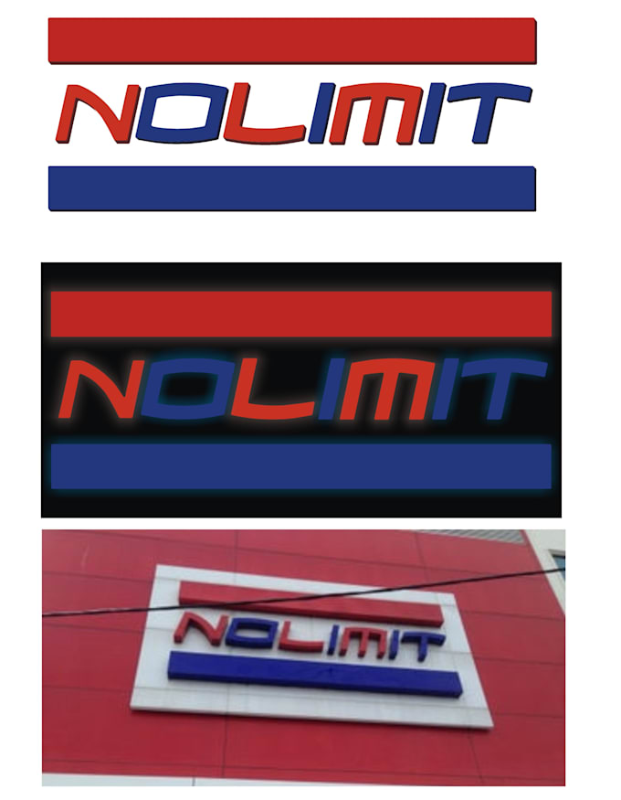 Create digital 3d sign acrylic letter shop sign and neon signs by ...