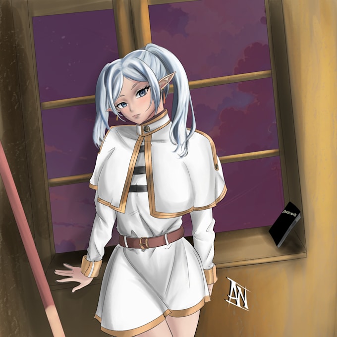 Draw your dnd character or fanart in anime style by Anggimauln | Fiverr
