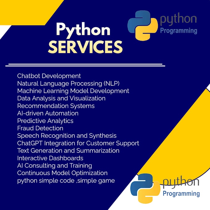 Do Pythonguinlp Machine And Deep Learning Ai Web And Chatbot Project By Sabakhalid659 Fiverr