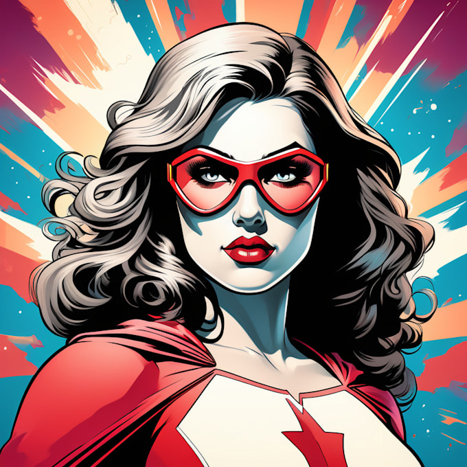 Draw comic superhero pop art portraits by Maet_max | Fiverr