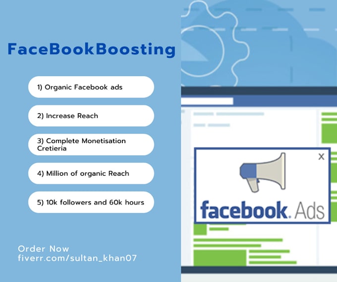 Run facebook ads and boast up your page by Sultan_khan07 | Fiverr