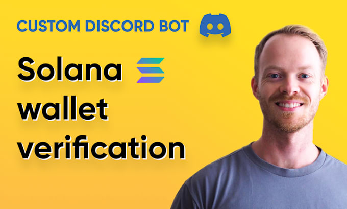 Create a solana wallet verification discord bot by Emilnielsen12 | Fiverr