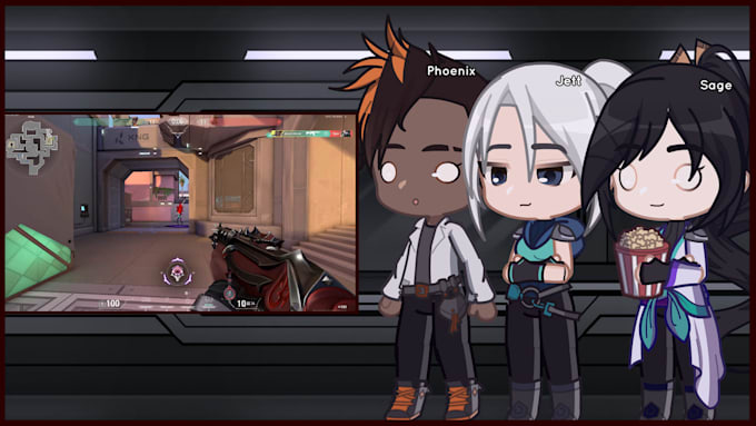 Create you a gacha reaction video fast by Sophiakeziah | Fiverr