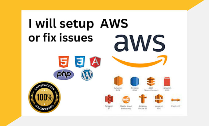 Setup and fix aws issues, amazon aws cloudfront or ec2, s3 bucket Setup and fix aws issues, amazon aws cloudfront or ec2, s3 bucket