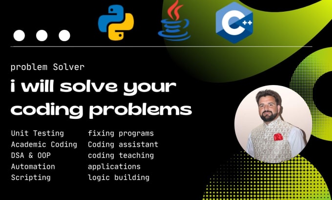 Do Your Python Cpp Java Python Gui Java Gui Dsa Oop Fix Code Testing By Ehtishamshah55