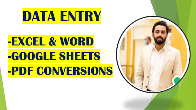 Data entry , conversion on excel and pdf by Salman0508 | Fiverr