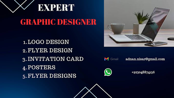 Be your personal expert graphic designer, for web or print by ...