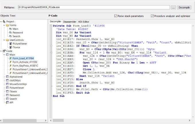 Compile and decompile any forex ea file and unlock source code