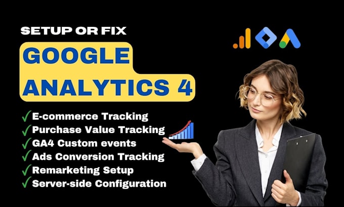 Setup ga4, ecommerce tracking, conversion and server side tracking with gtm by Mashedanalytics ...