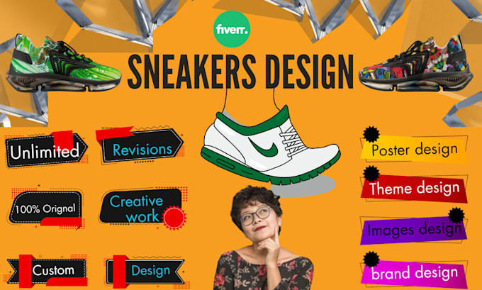 Create custom shoes sneakers design by Samveeleo34 | Fiverr