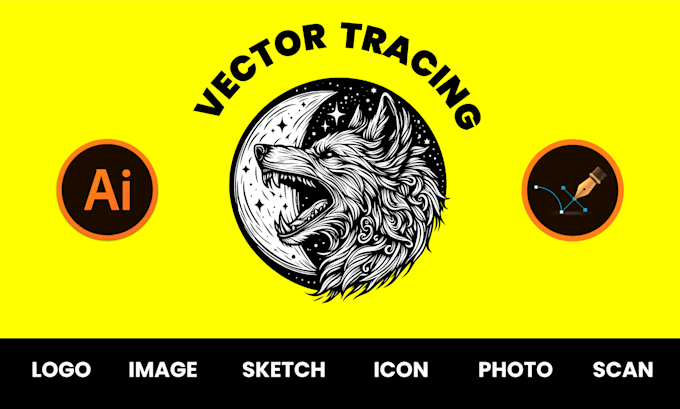 Convert your raster images to high quality vectors by Monirpappu | Fiverr