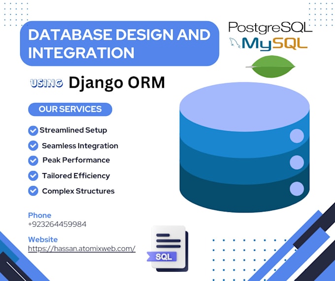 Do Database Design And Integration Using Django Orm By Dev Hassan17 Fiverr