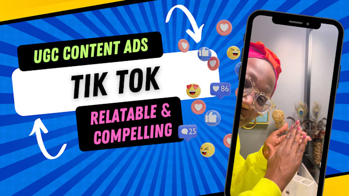 Create compelling ugc ads for tik tok instagram or facebook by Khill98 | Fiverr