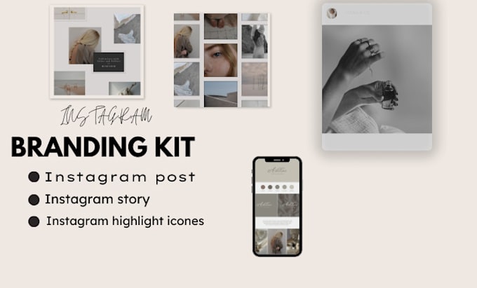 Design an elegant instagram branding kit by Malekinehaddou | Fiverr
