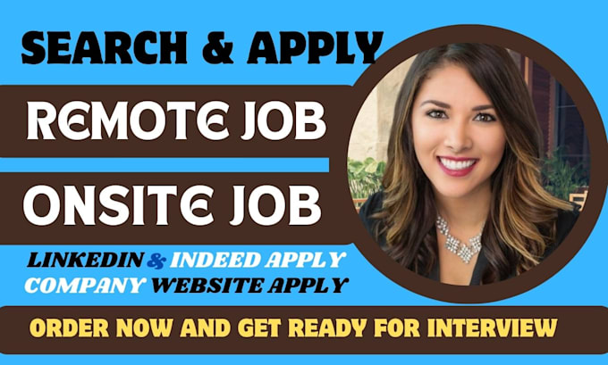 Do job hunt, search, and apply for onsite, online, and remote job application by Jay_resume | Fiverr