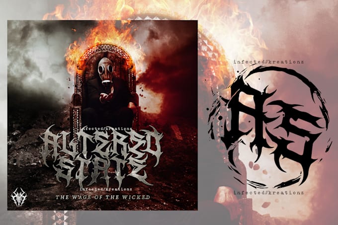 Create a deathcore logo by Infctdkreationz | Fiverr