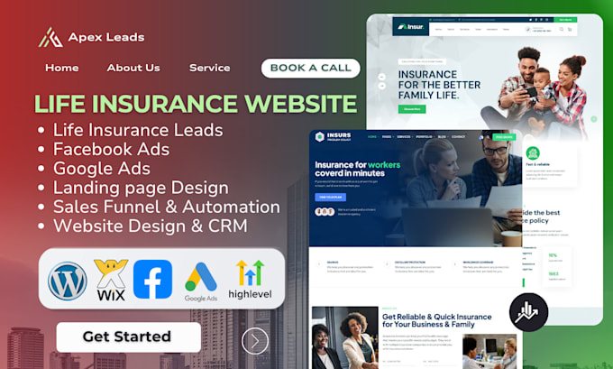 Life insurance leads life insurance facebook ads life insurance website ...