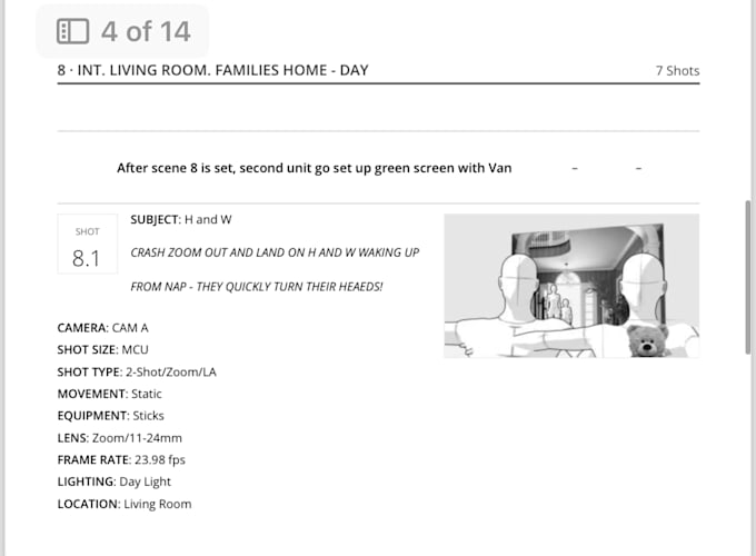 Create your commercial shot list and storyboard by Yafate_shifraw | Fiverr