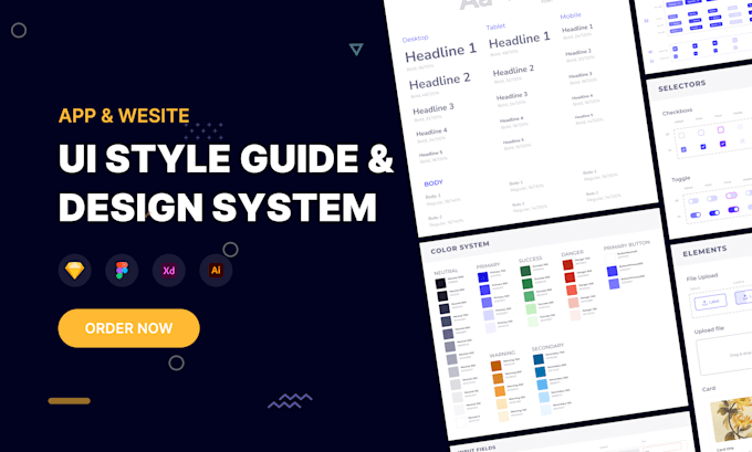 Make ui style guide and design system for your figma project by Sadia ...