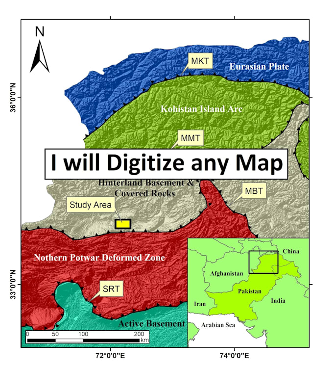 Digitize your raster dataset by Yasir_geo | Fiverr