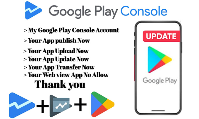 Publish upload updat your android app my google play console by Sujonjibon | Fiverr